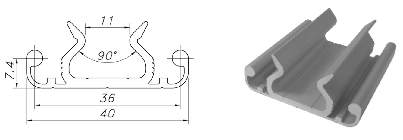 Trunking profile series